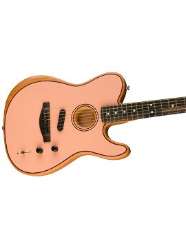 Fender American Acoustasonic Telecaster Shell Pink Limited Edition | BigTone